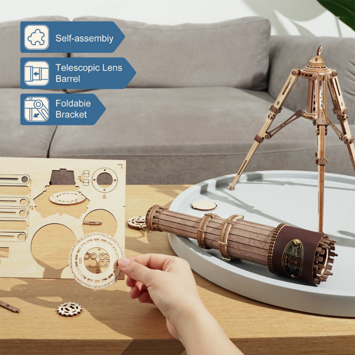 Robotime Australia: Monocular Telescope – DIY Kits