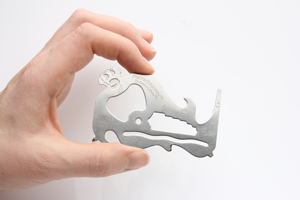 Pocket Monkey: Wallet-Sized 12-in-1 Utility Tool – DIY Kits