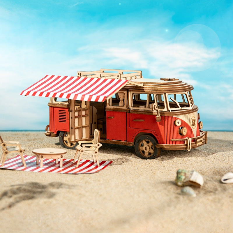 Robotime Australia: Campervan scale model – DIY Kits