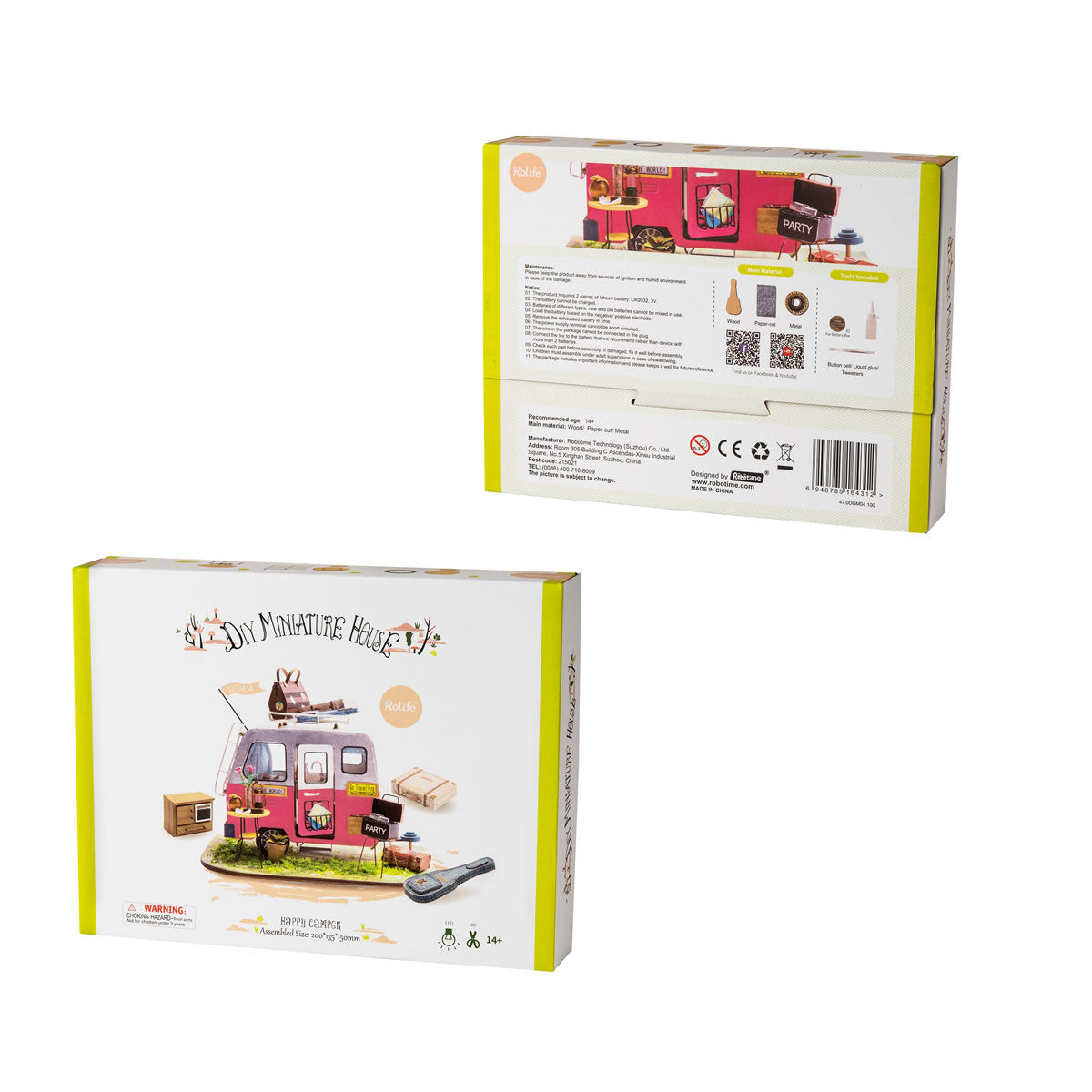 Robotime Australia: Happy Camper – DIY Kits